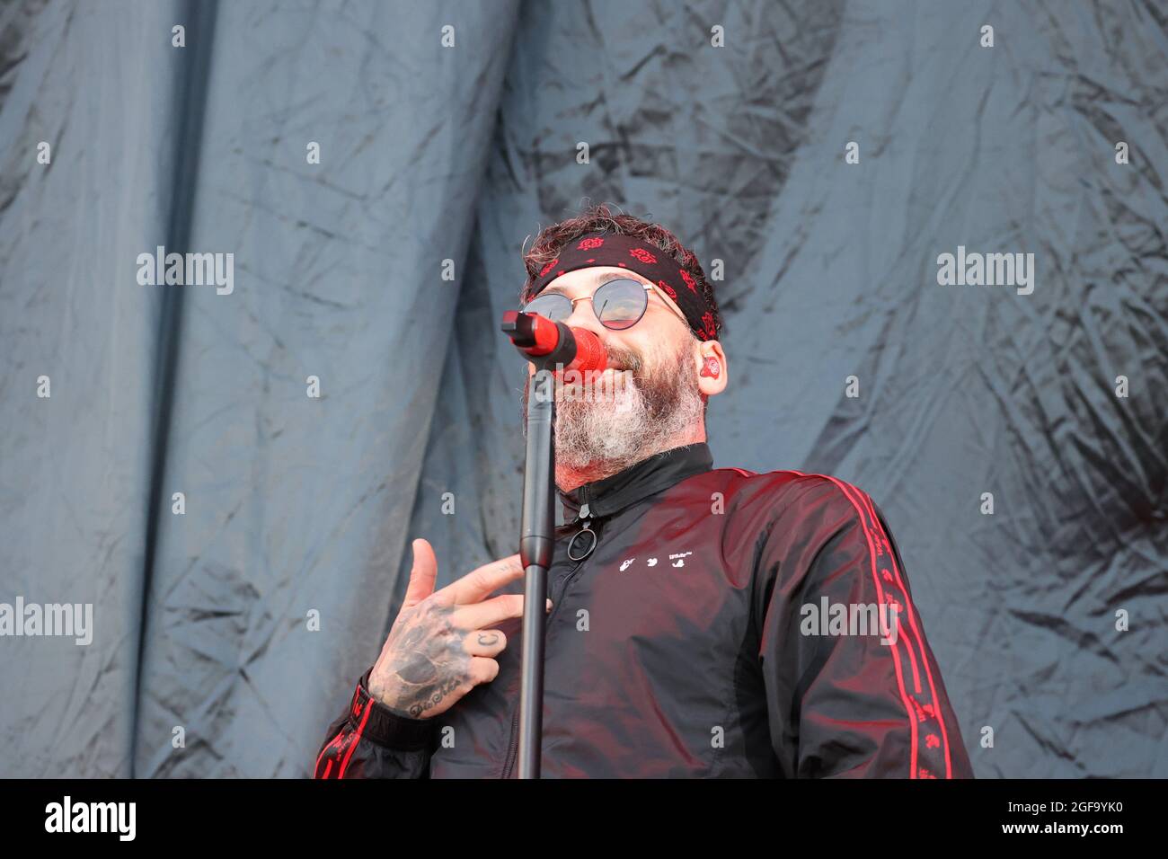 Erfurt, Germany. 24th Aug, 2021. German rapper, music producer ...