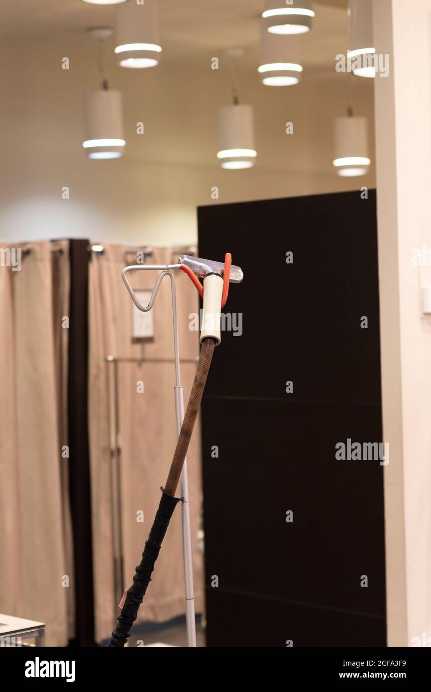 a professional steam iron. Inside a store Stock Photo - Alamy