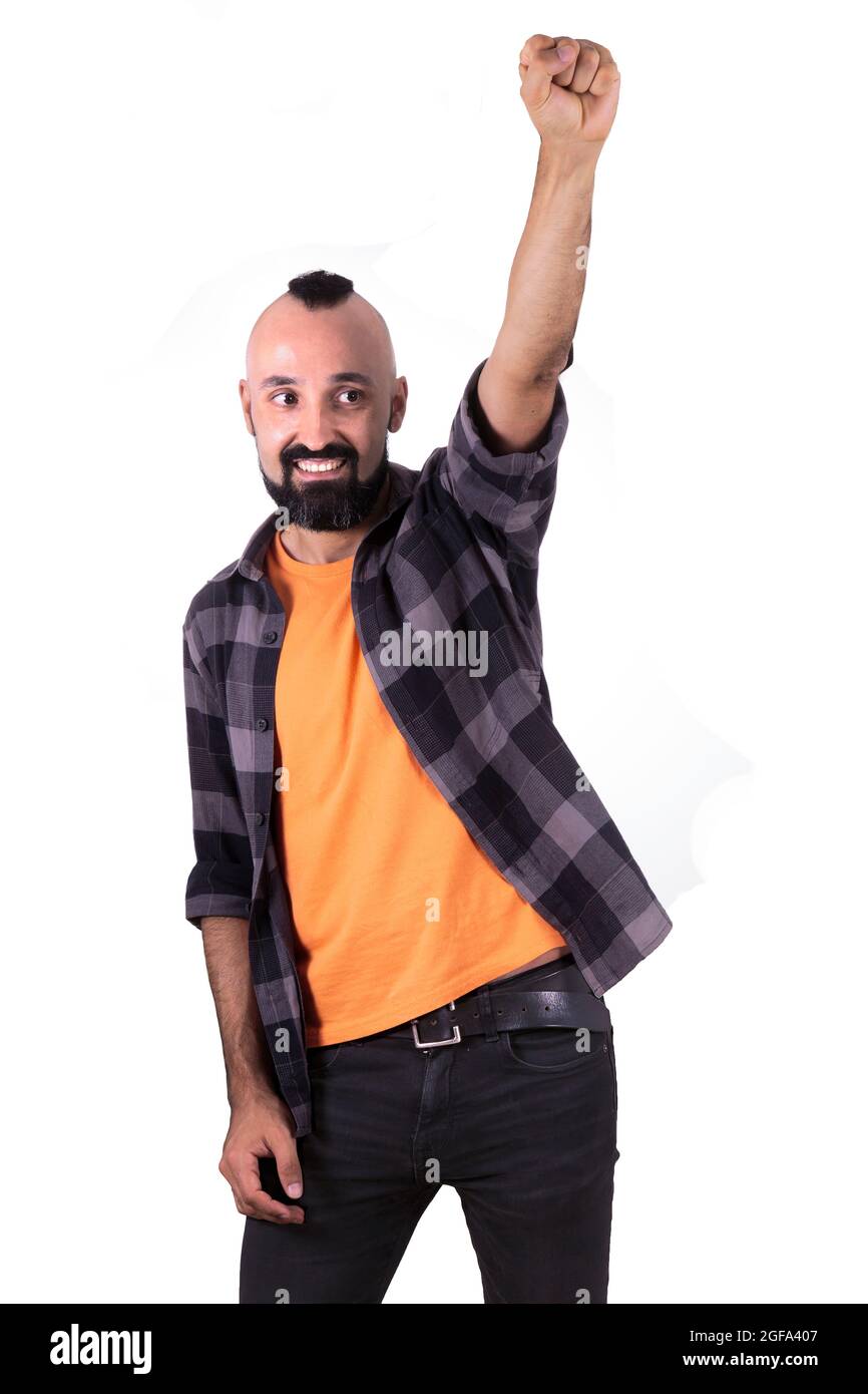 Caucasian men in 30s fist hi-res stock photography and images - Alamy