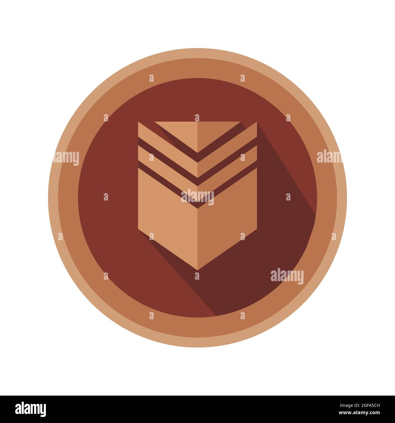 Bronze medal award vector success symbol badge icon achievement ...