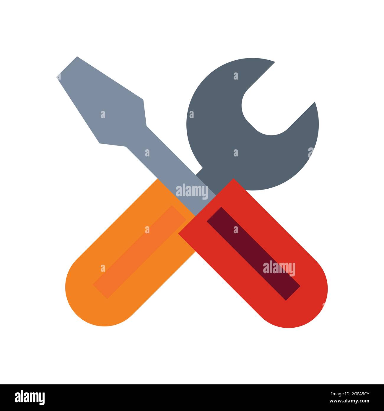 Tools vector icon equipment symbol repair construction illustration ...