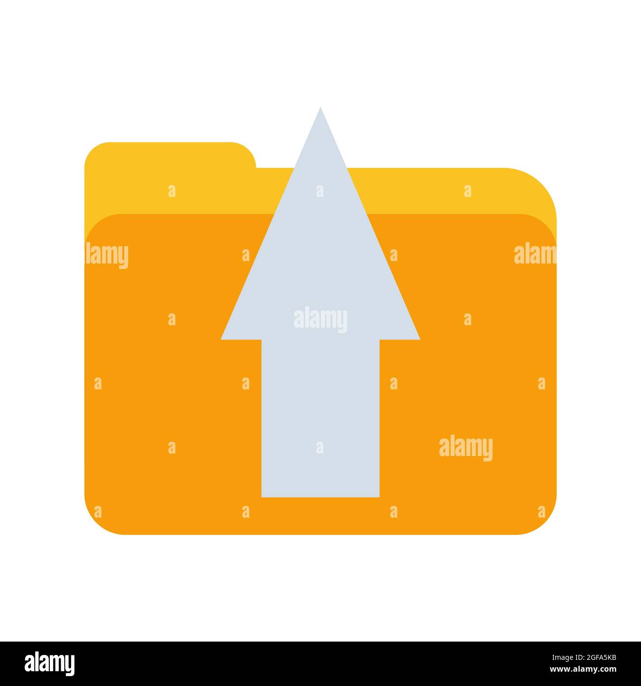 Yellow folder document paper vector icon illustration design. Business ...