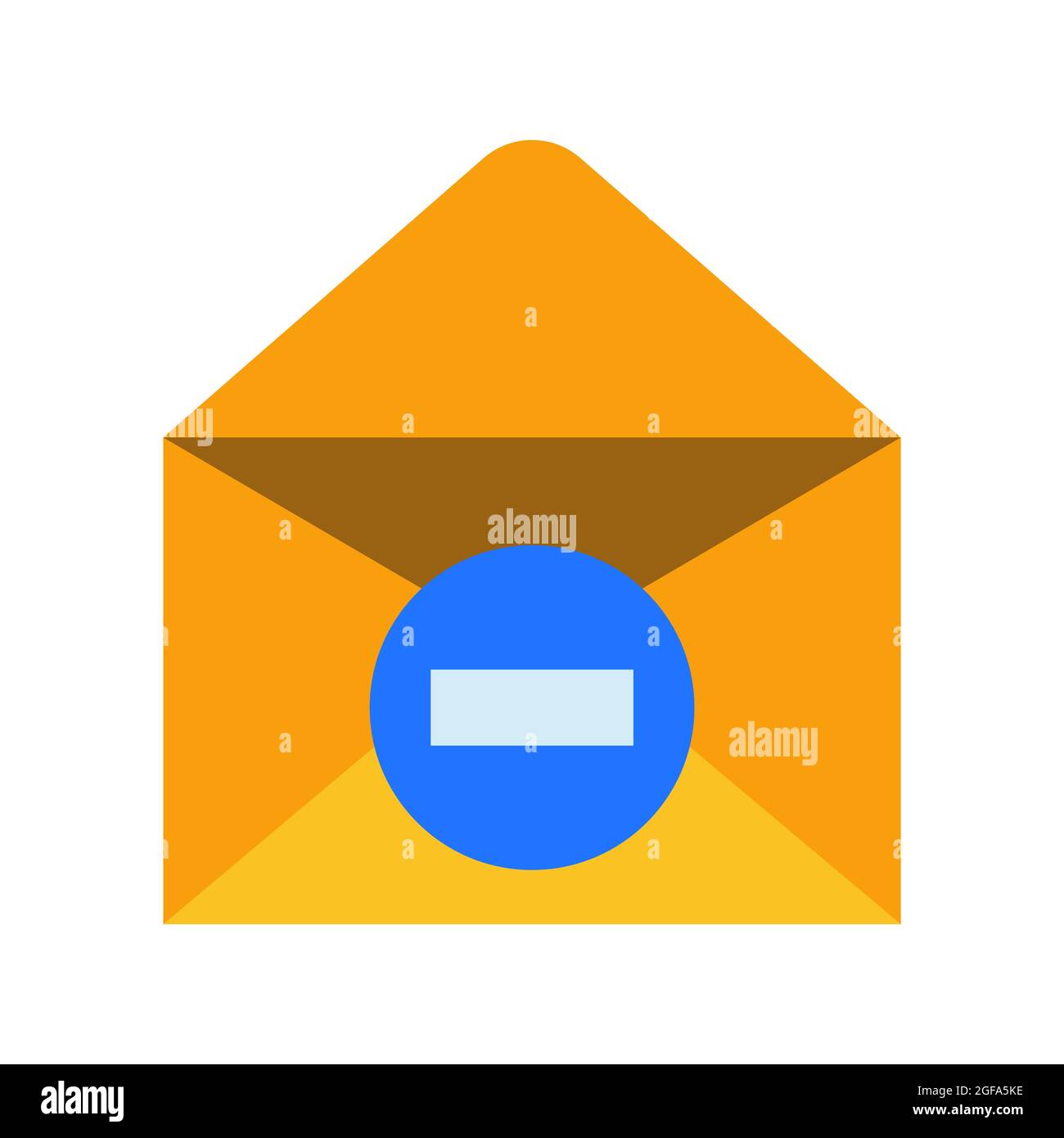 Envelope mail paper communication isolated white letter message ...