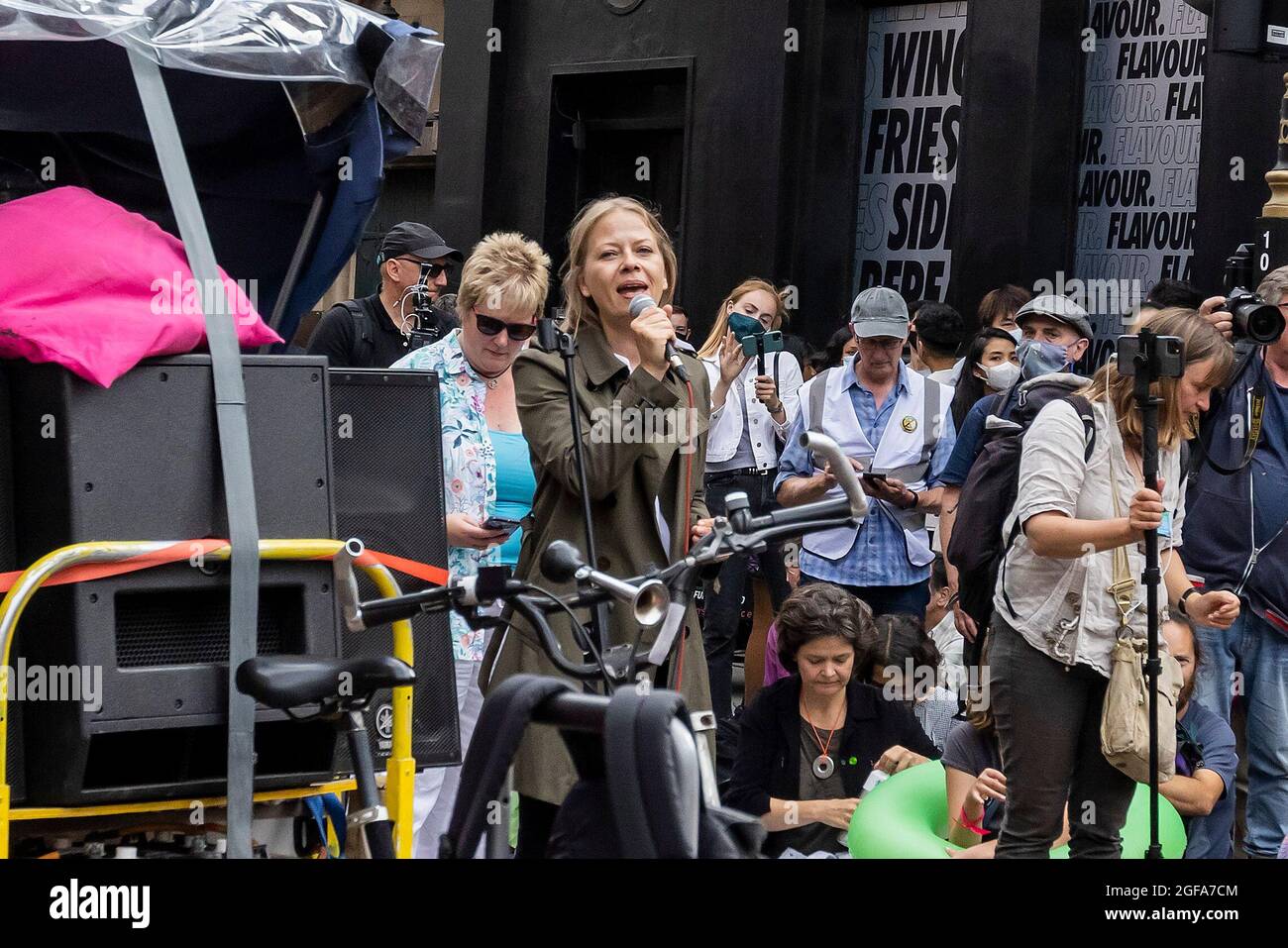 LONDON ENGLAND. August 24th. Day two of Extinction Rebellion ...