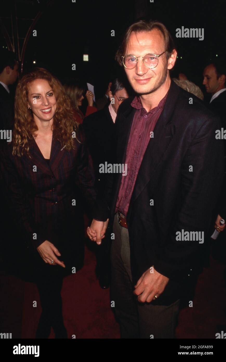 Lisa Shapiro and Liam Neeson Circa 1980's Credit: Ralph Dominguez ...
