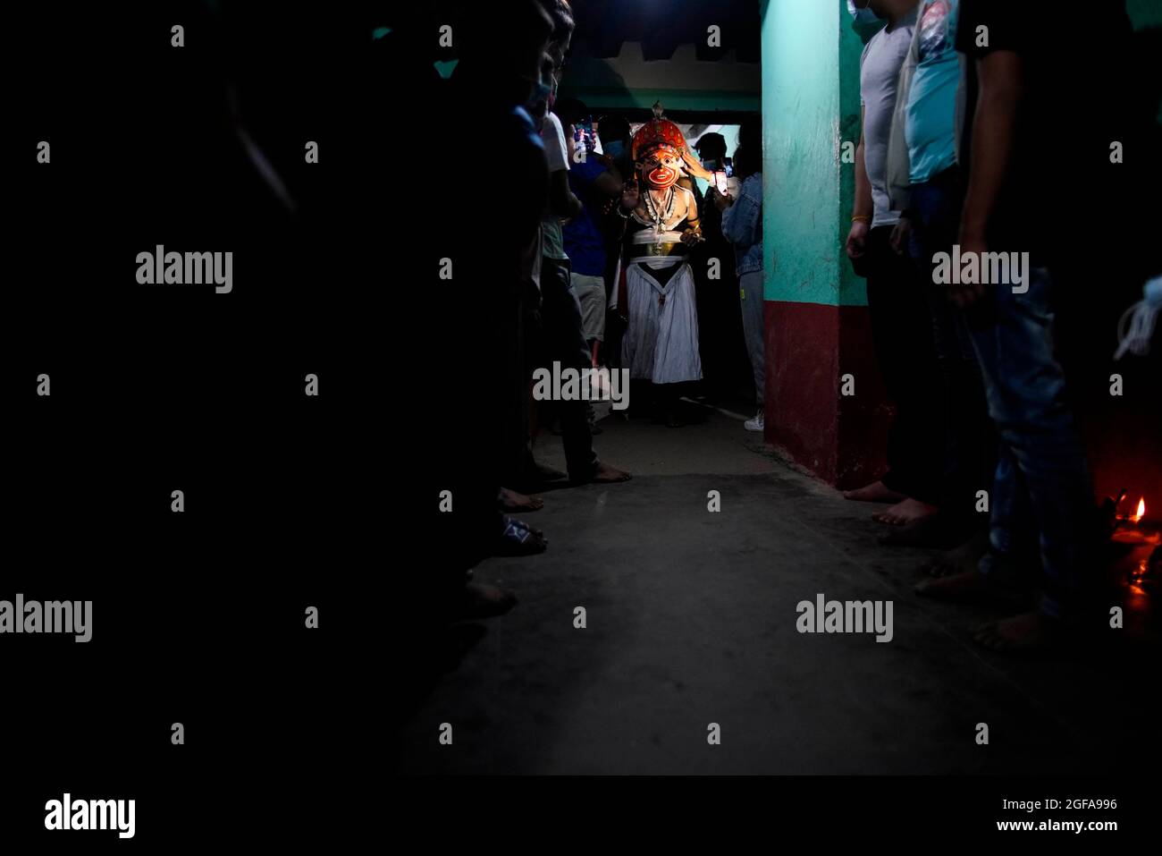 Nil barahi mask dance festival hi-res stock photography and images - Alamy