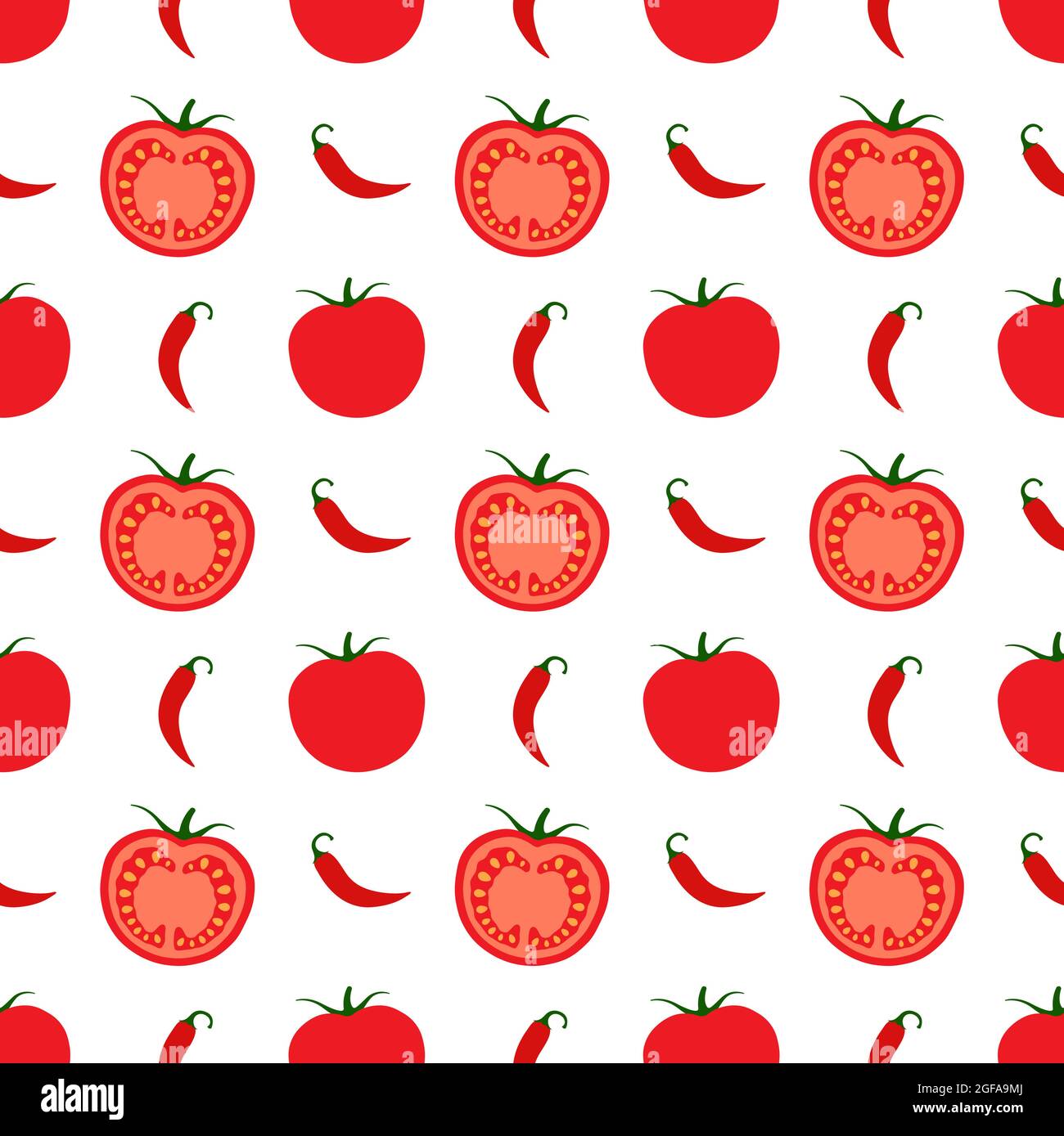 Chilli peppers on plant Stock Vector Images - Alamy