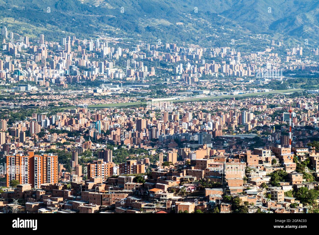 Aerial view of Medellin, Colombia Stock Photo - Alamy