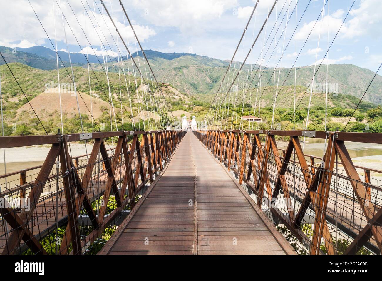Puente de Occidente (Western Bridge) in Santa Fe de Antioquia, Colombia ...