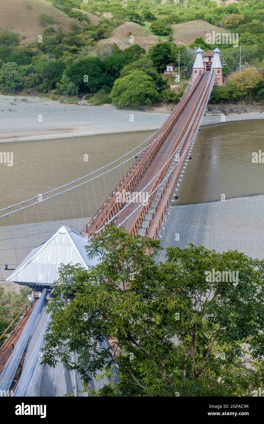 Puente de Occidente (Western Bridge) in Santa Fe de Antioquia, Colombia ...