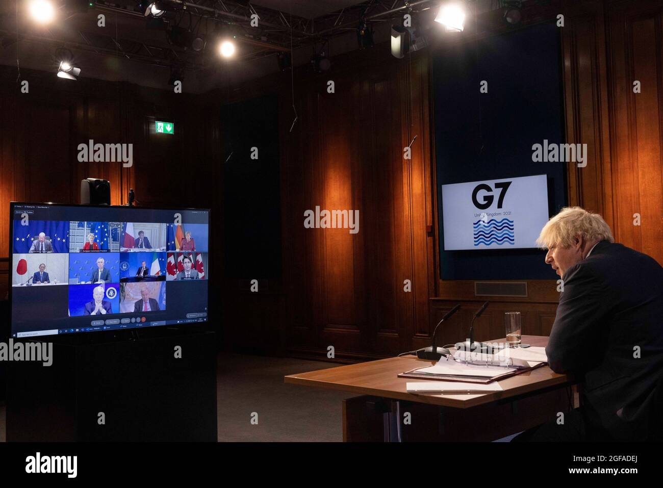 G7 summit 2021 london hi-res stock photography and images - Alamy