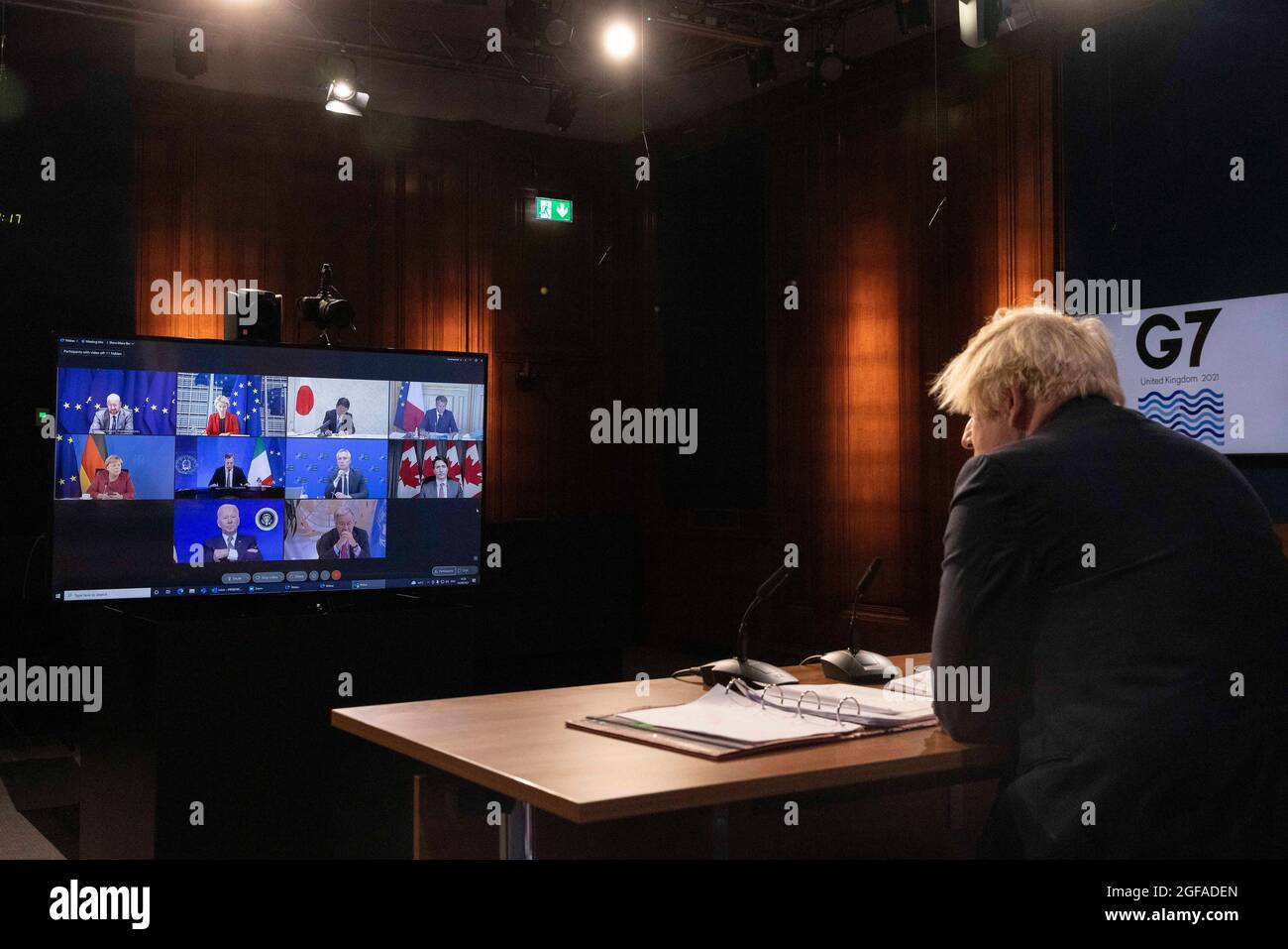 G7 summit 2021 london hi-res stock photography and images - Alamy