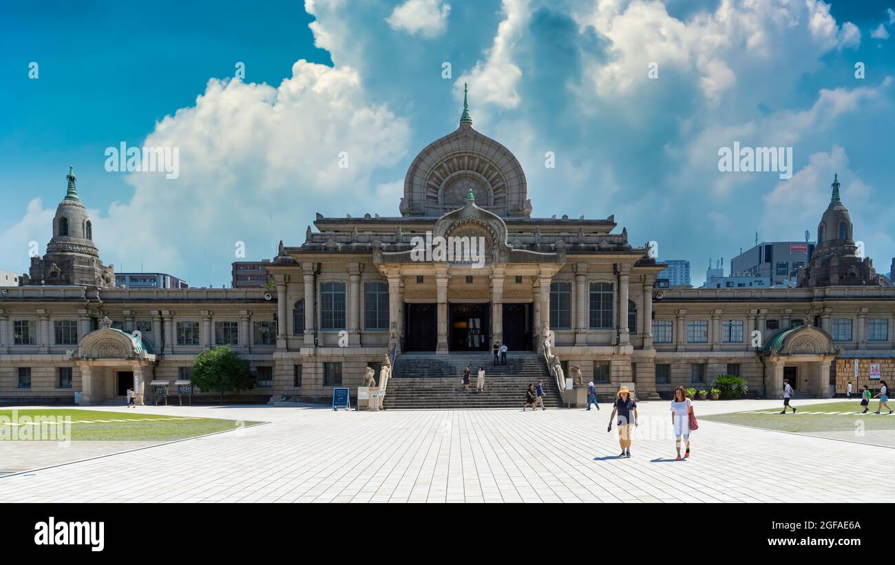 Tokyo, Japan - August 2018: Tsukiji Honganji is a Jodo Shinshu Buddhist ...