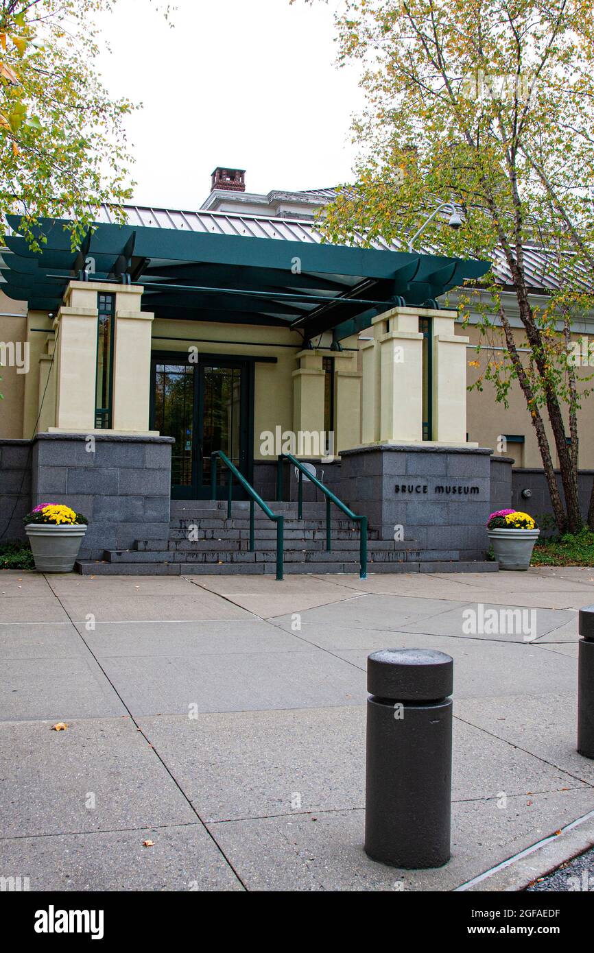 Greenwich Connecticut, Bruce Museum Stock Photo - Alamy