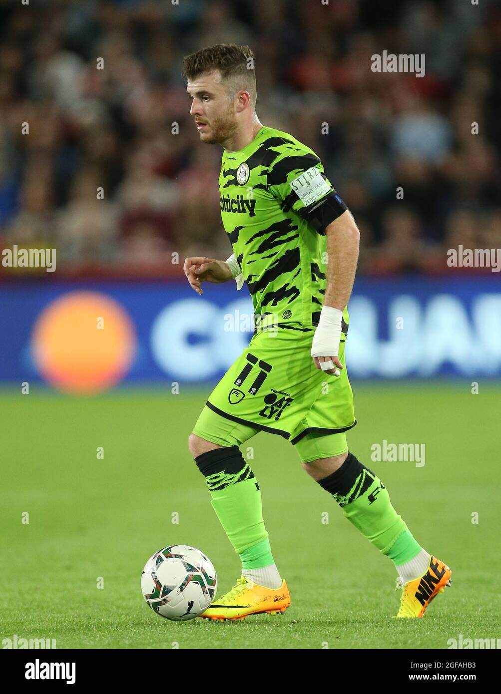 Forest Green Rovers' Nicky Cadden during the Carabao Cup second round ...