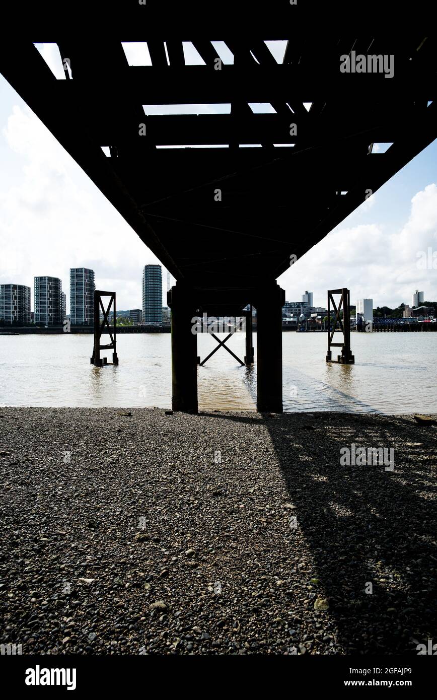 North woolwich pier hi-res stock photography and images - Alamy