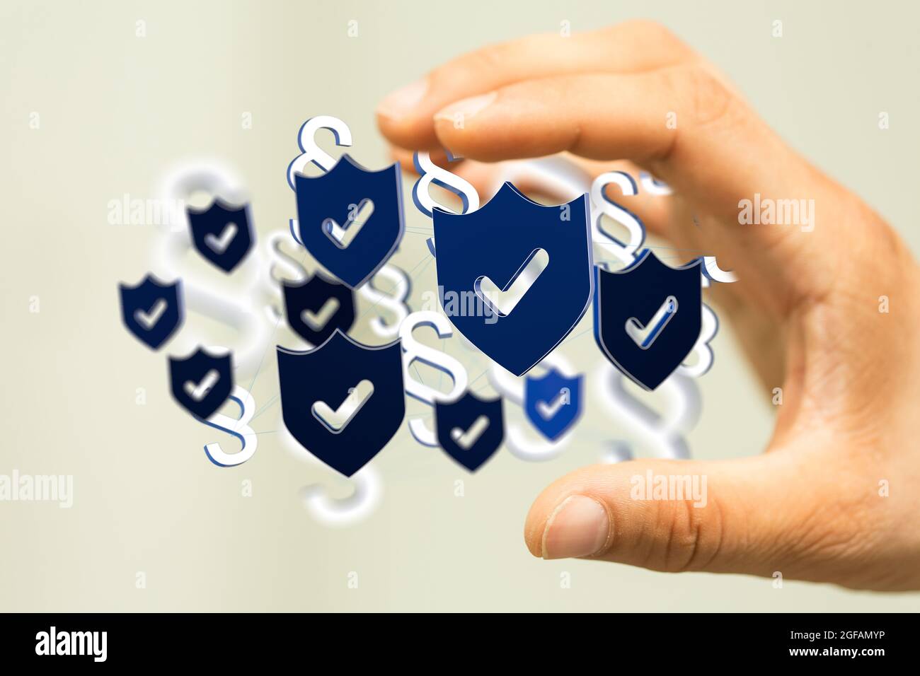 Illustration of law paragraphs using law protection right Stock Photo ...