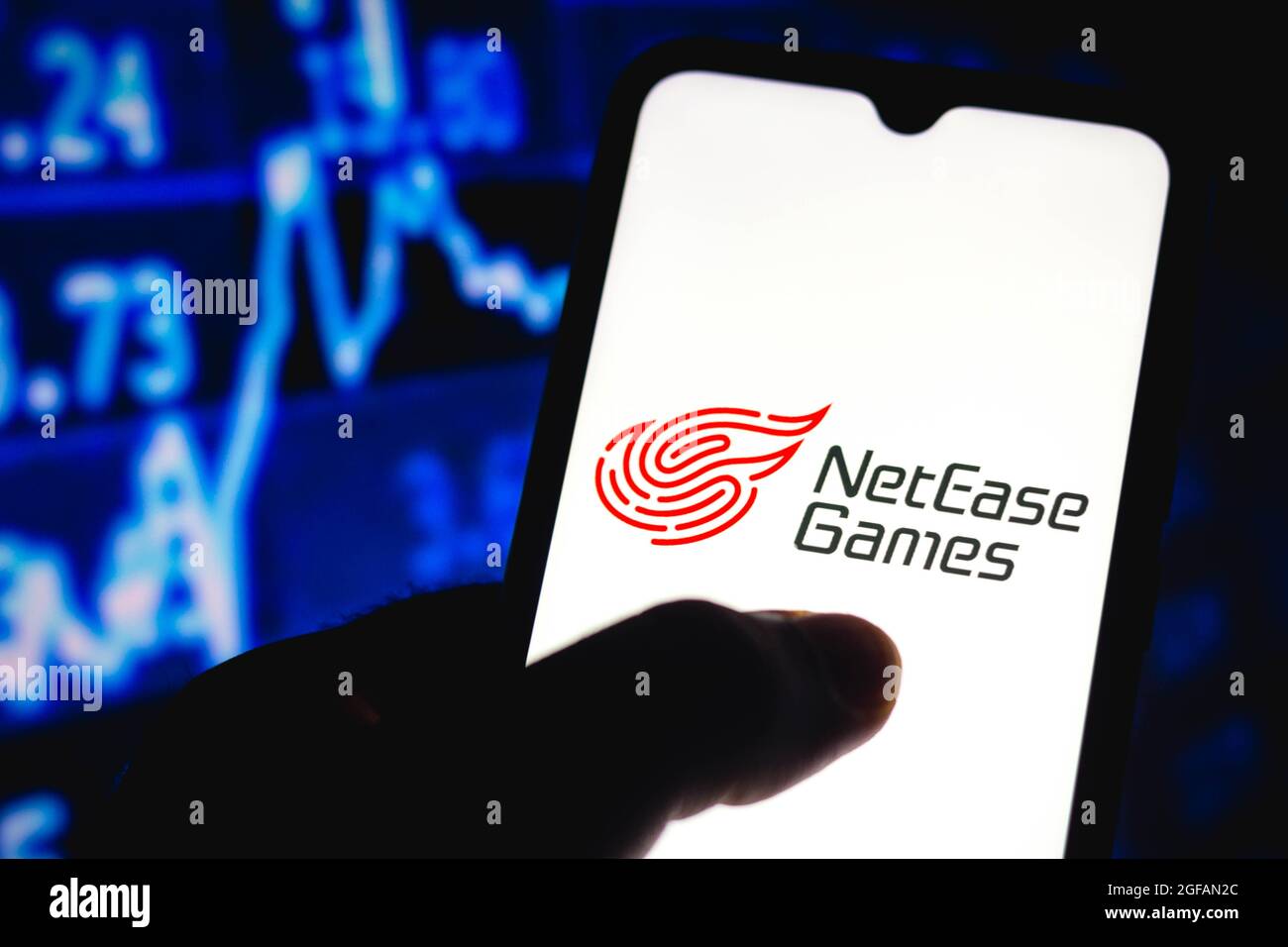 Brazil. 24th Aug, 2021. In this photo illustration the NetEase Games ...