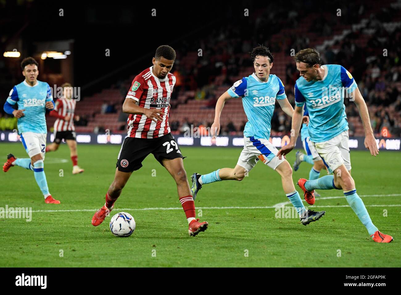 Sheffield, UK. 24th Aug, 2021. Iliman Ndiaye #29 of Sheffield United ...