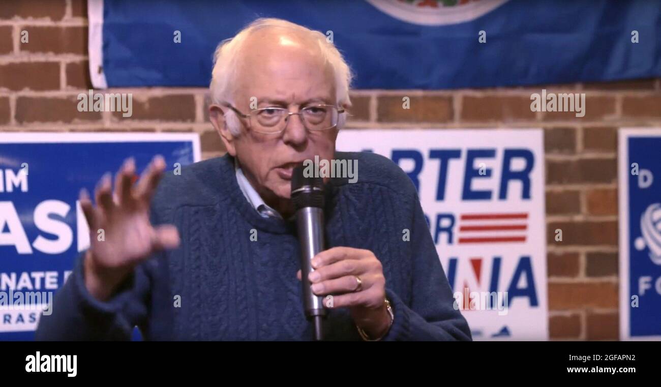 THE BIG SCARY S' WORD, Bernie Sanders, 2020. © Greenwich Entertainment ...