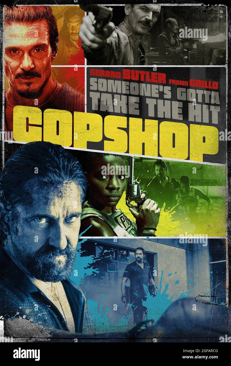 COPSHOP, poster, Frank Grillo (top left), Gerard Butler (bottom left ...