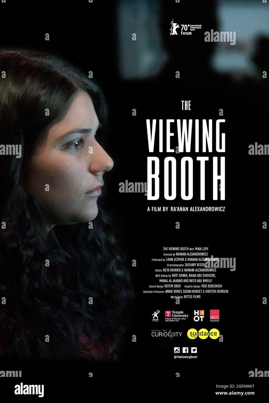 THE VIEWING BOOTH, poster, Maia Levi, 2019. © Roco Films / Courtesy ...