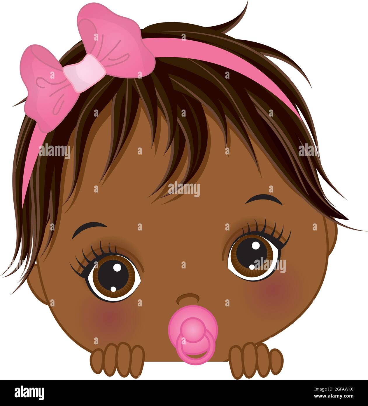Peekaboo girl here Stock Vector Images - Alamy