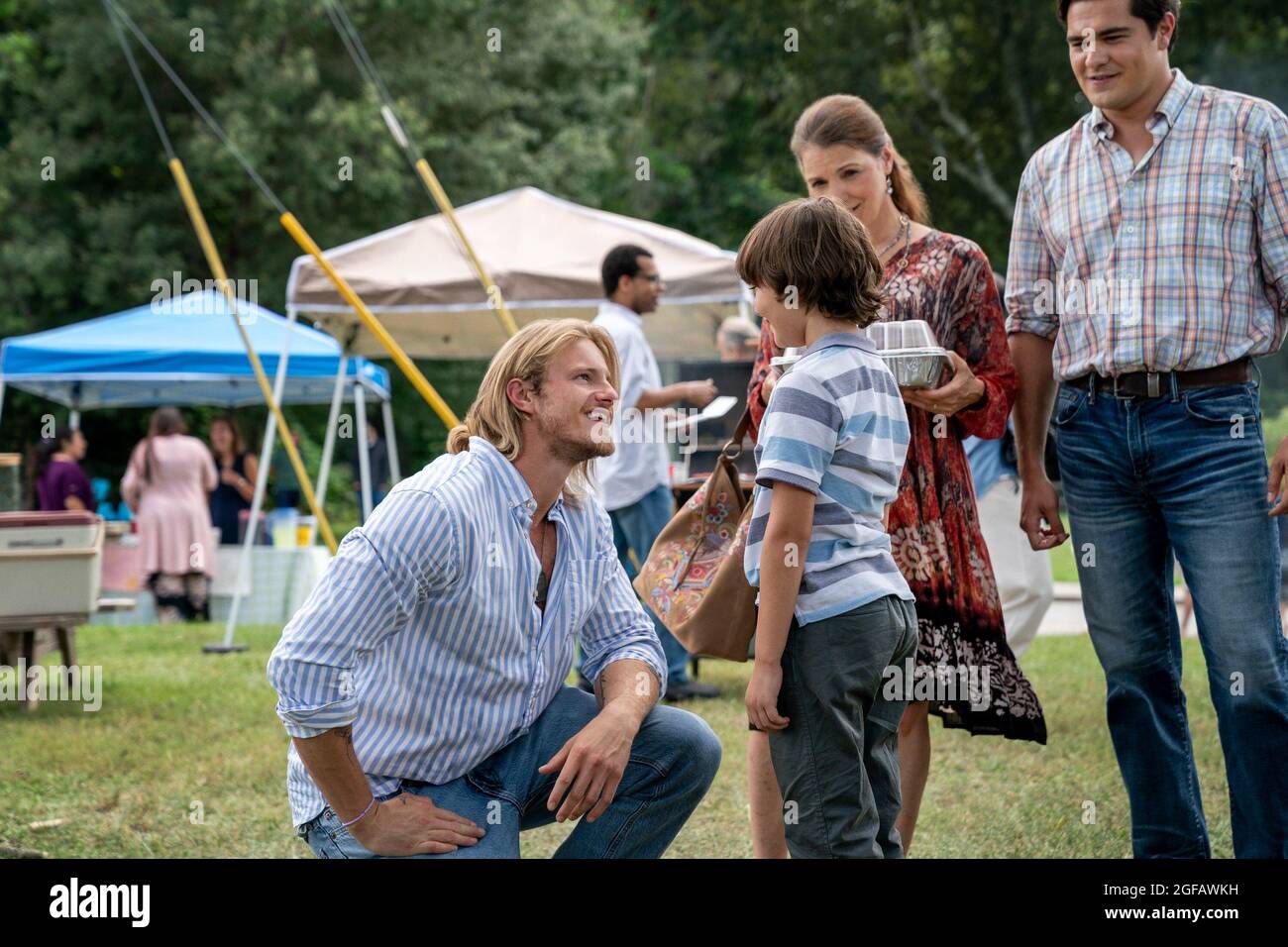 HEELS, from left: Alexander Ludwig, Roxton Garcia, Alice Barrett ...