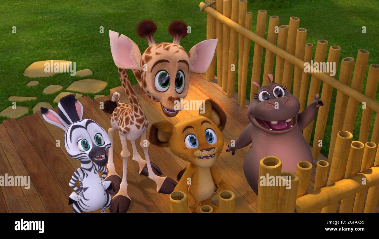 MADAGASCAR: A LITTLE WILD, from left: Marty (voice: Amir O'Neil ...