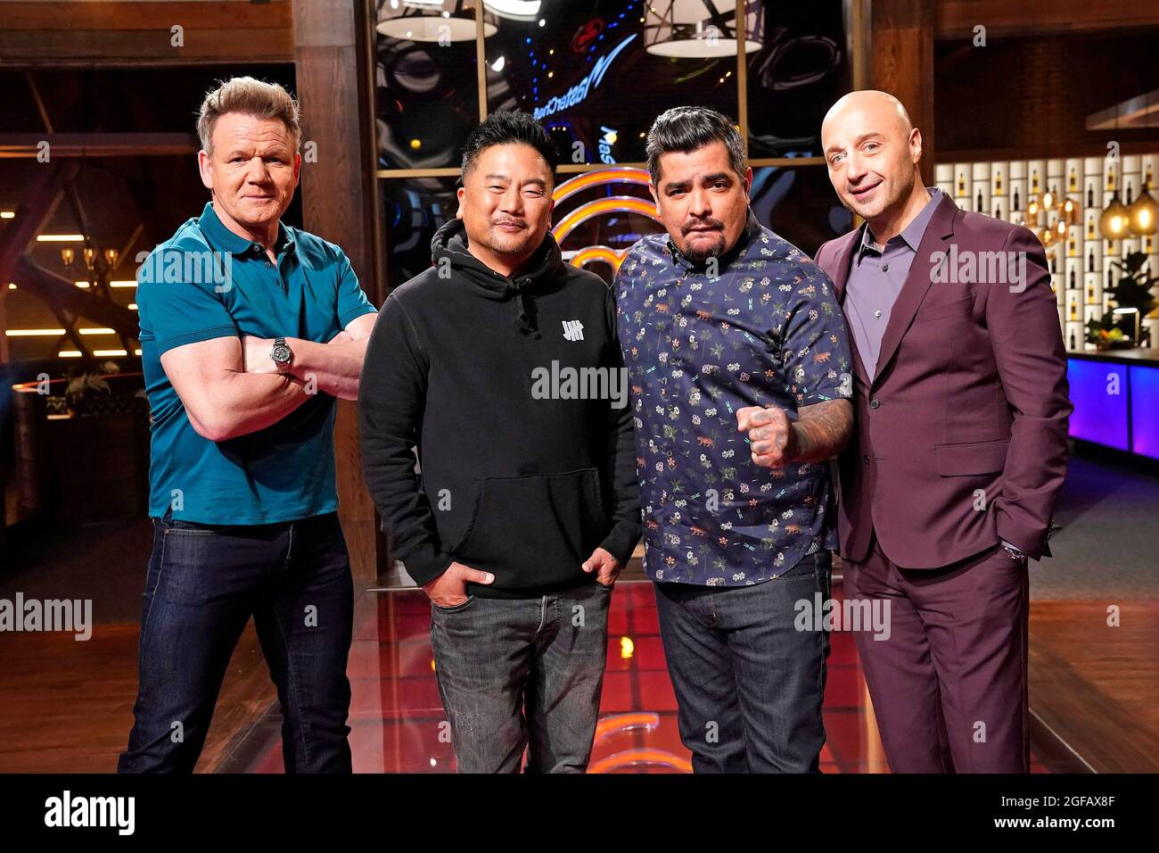 MASTERCHEF, from left: chef/judge Gordon Ramsay, guest judge Roy Choi ...