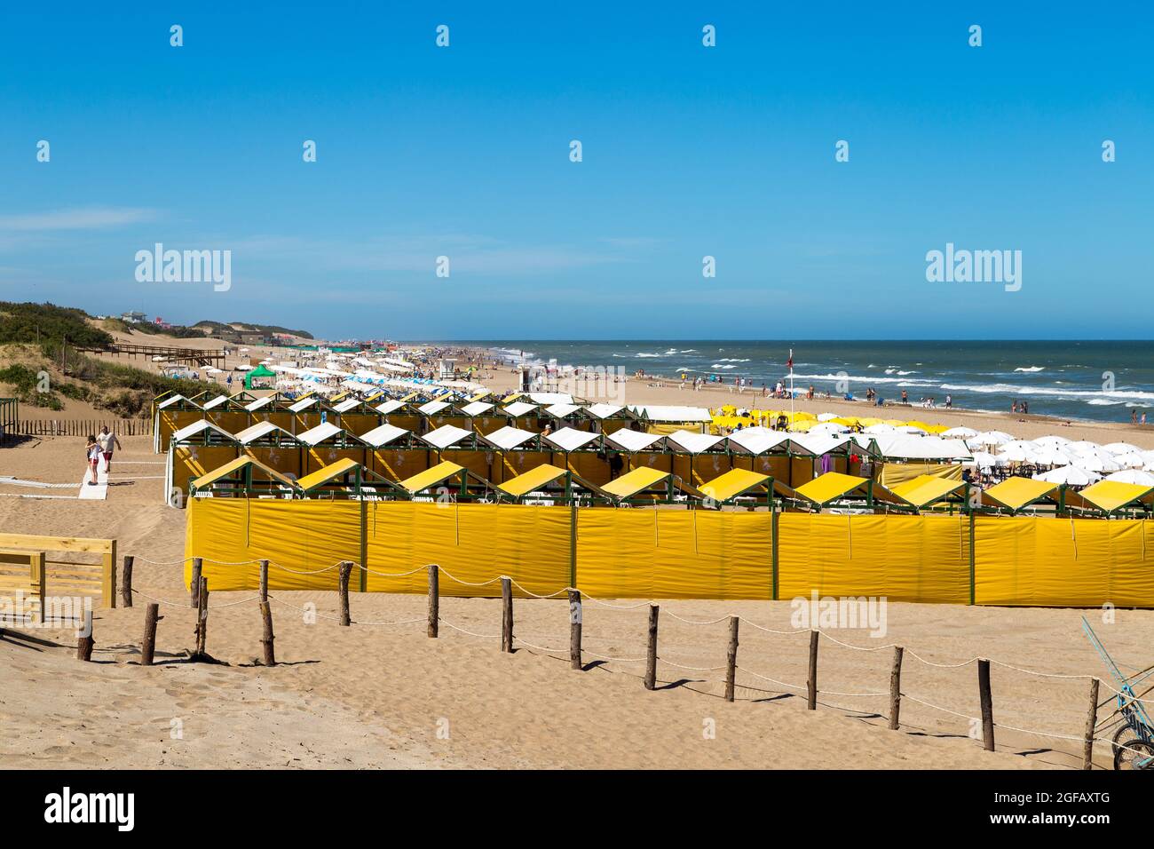 CARILO, BUENOS AIRES, ARGENTINA - DECEMBER 27, 2017: Panoramic view of ...