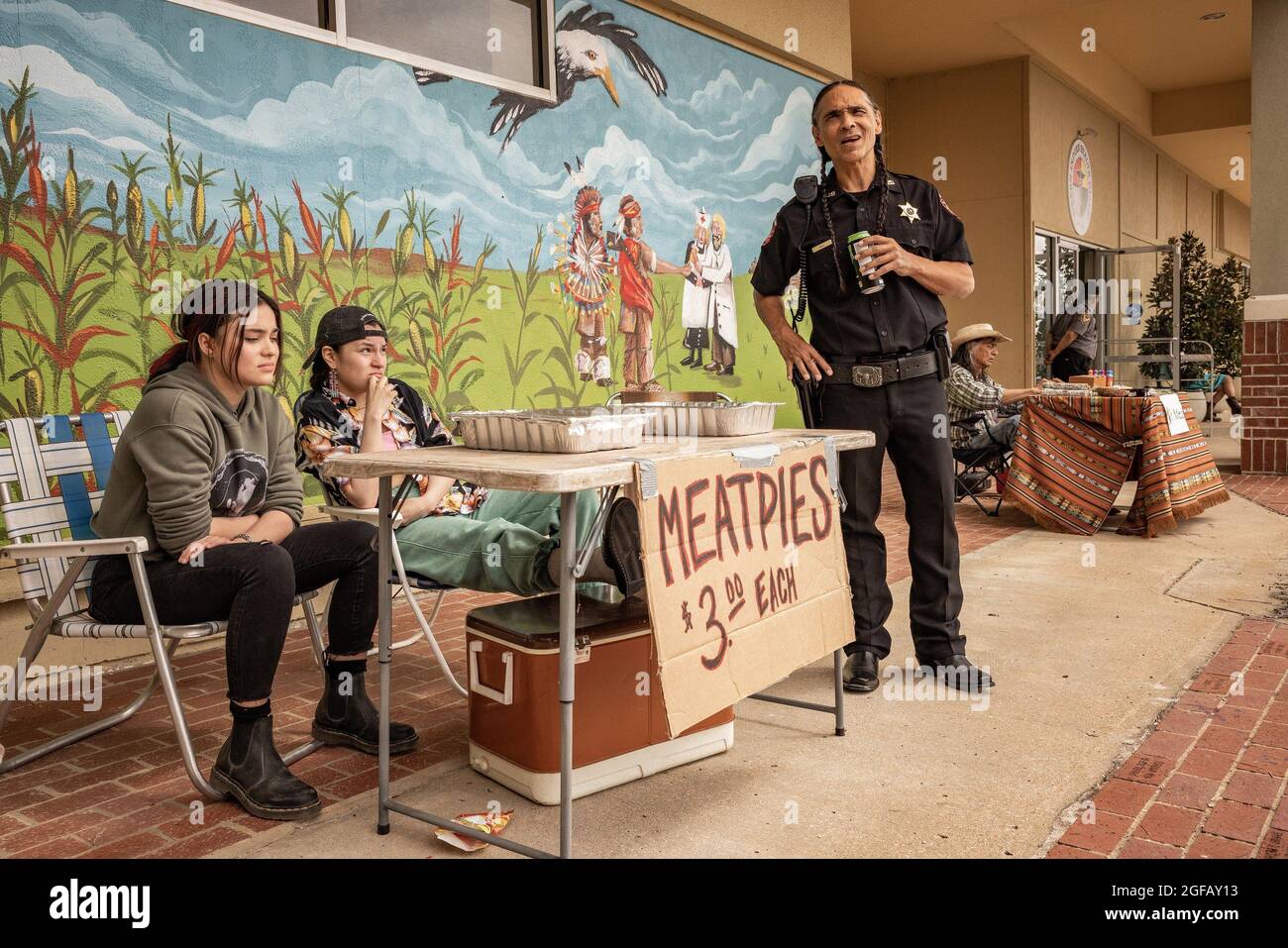 RESERVATION DOGS, from left: Devery Jacobs, Paulina Alexis, Zahn ...