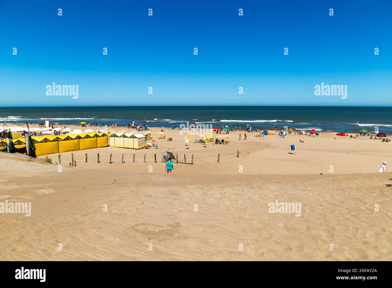 CARILO, BUENOS AIRES, ARGENTINA - DECEMBER 27, 2017: Panoramic view of ...