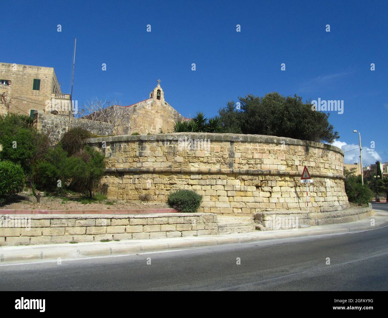 BIRZEBBUGA, MALTA - Mar 30, 2014: The St George's Chapel or the Church ...