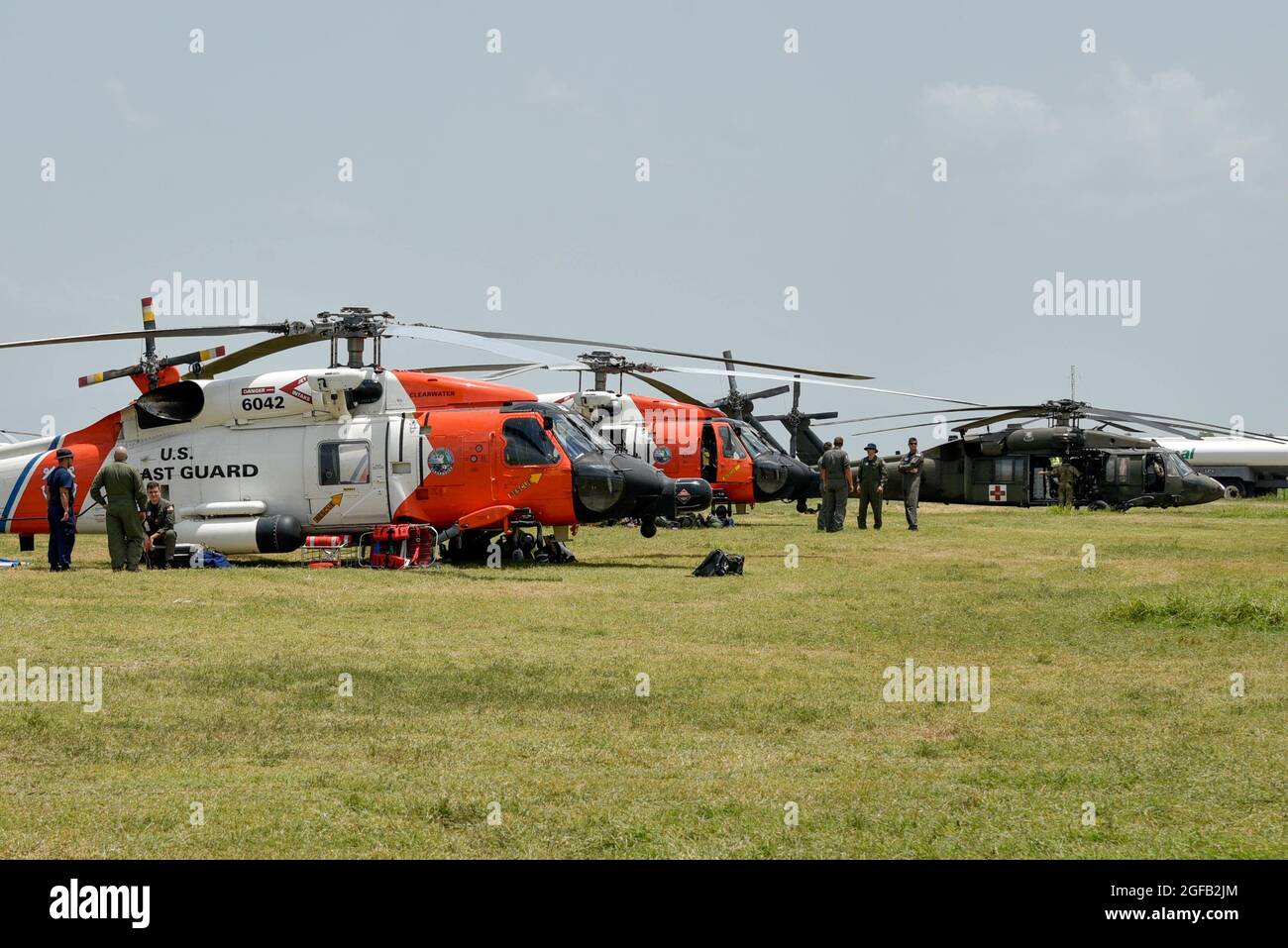 U.S. Coast Guard Air Station Clearwater MH-60 Jayhawk Helicopter rescue ...