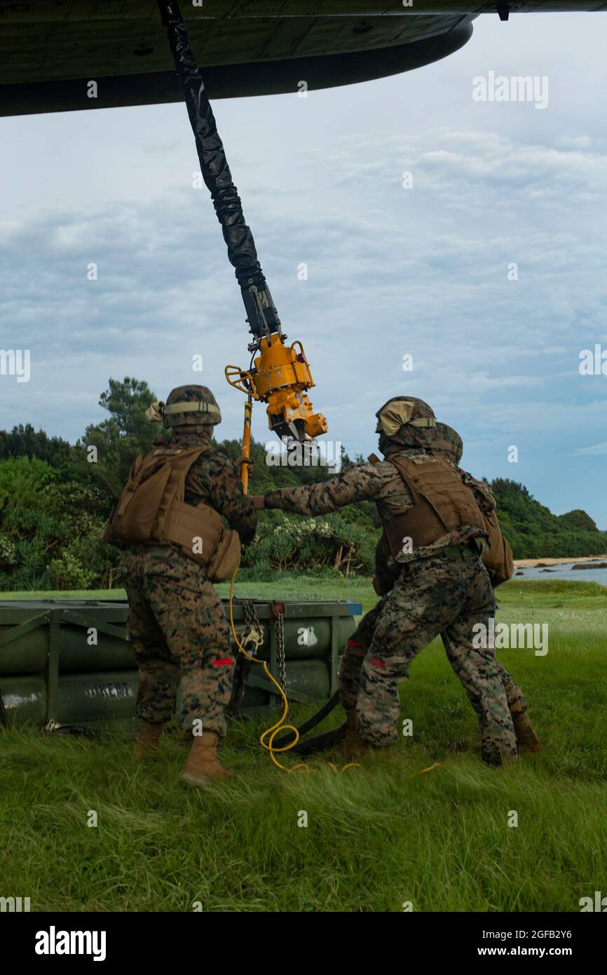 U.S. Marines with Combat Logistics Battalion 31, 31st Marine ...