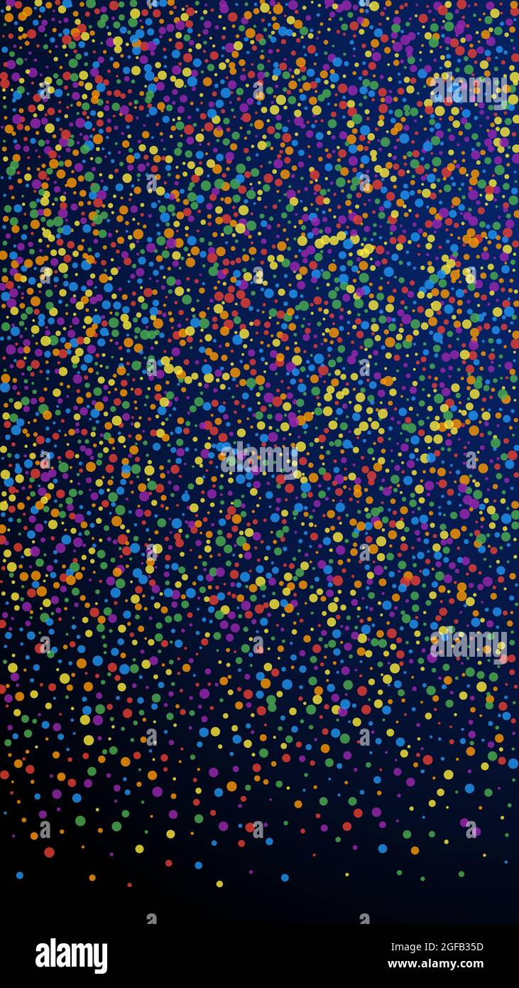 Festive noteworthy confetti. Celebration stars. Rainbow confetti on ...