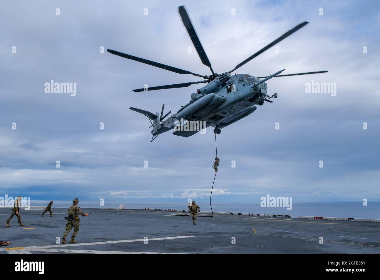 U.S. Marines with Battalion Landing Team 3/5, 31st Marine Expeditionary ...