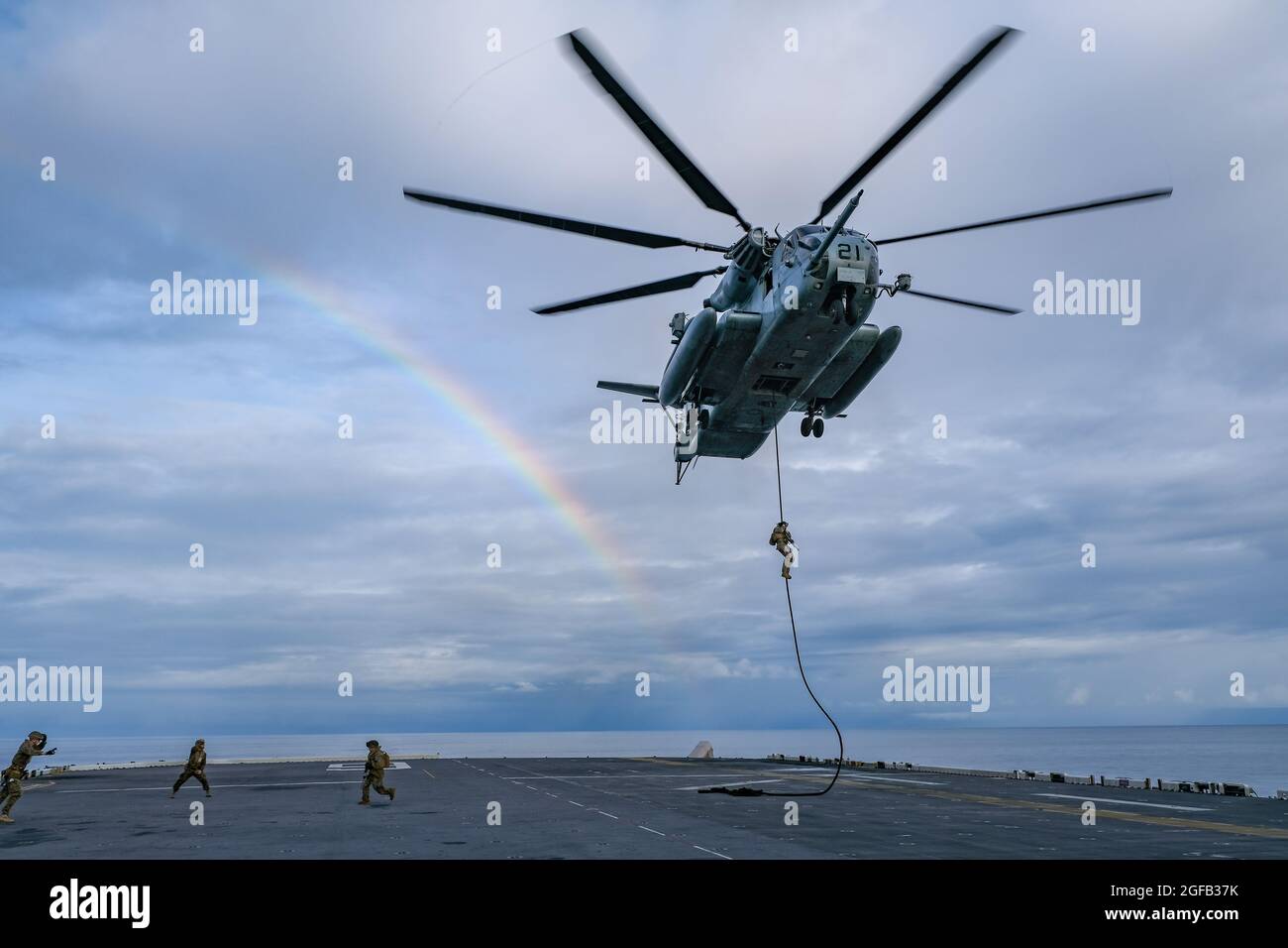 U.S. Marines with Battalion Landing Team 3/5, 31st Marine Expeditionary ...