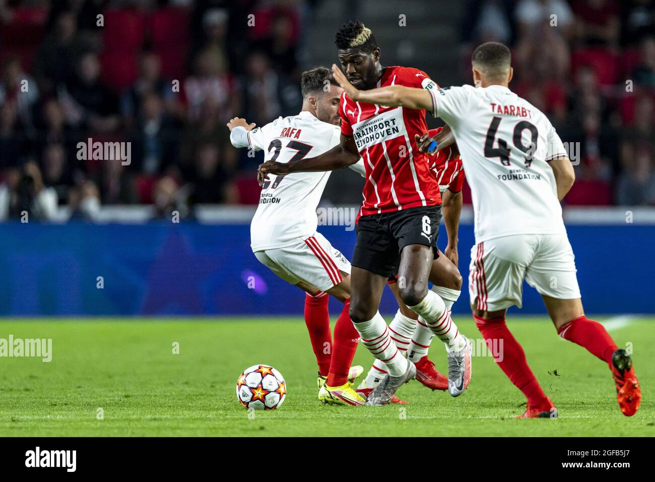 EINDHOVEN, Netherlands, 24-08-2021, football, Philips stadium, Last ...
