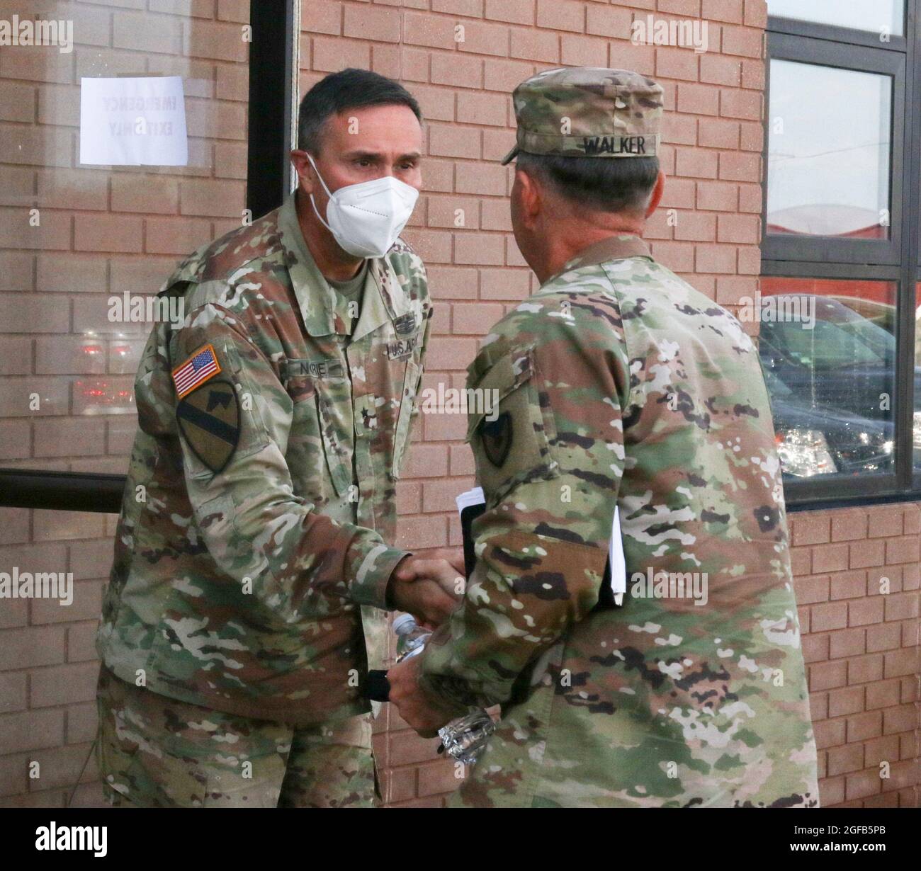 U.S. Army Brig. Gen. Christopher Norrie, commander of Task Force McCoy ...