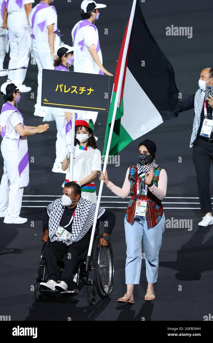 Palestine Delegation (PLE), AUGUST 24, 2021 : Tokyo 2020 Paralympic ...