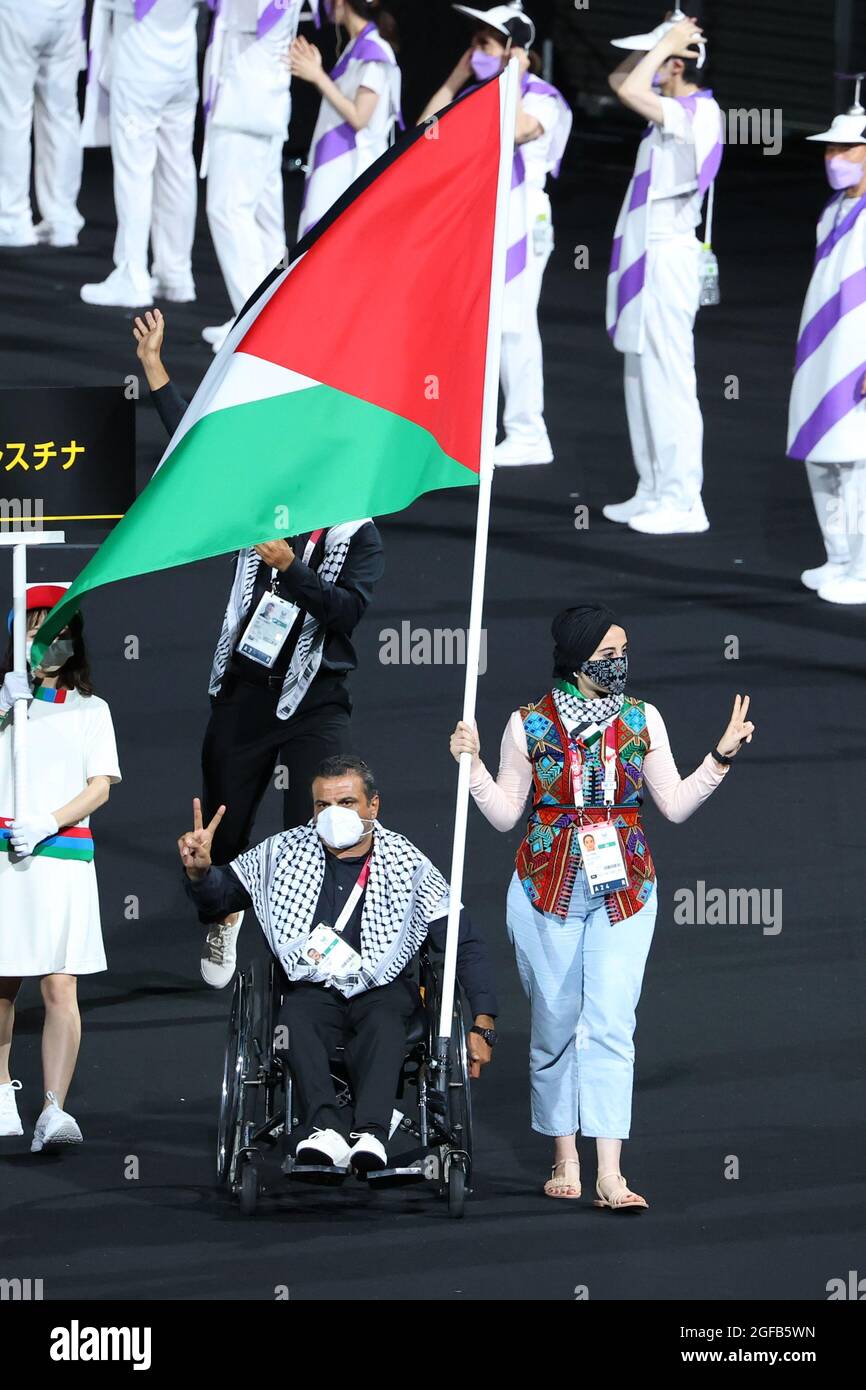 Palestine Delegation (PLE), AUGUST 24, 2021 : Tokyo 2020 Paralympic ...
