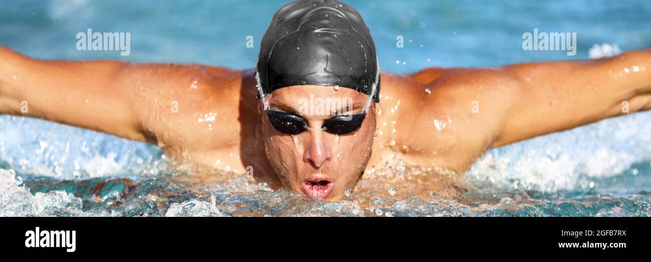 Male swimmer butterfly hi-res stock photography and images - Alamy
