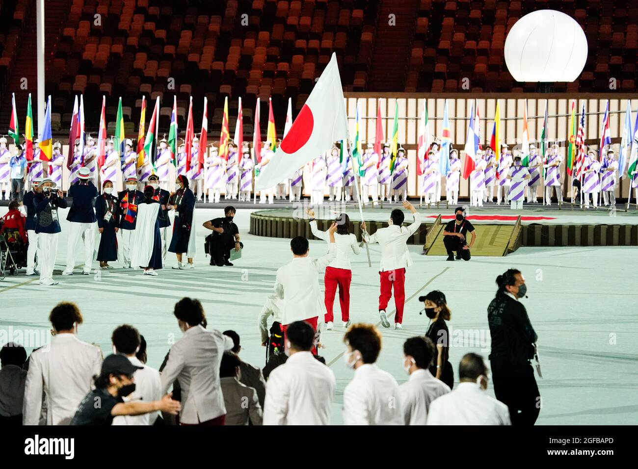 Japan team group, AUGUST 24, 2021 : Tokyo 2020 Paralympic Games Opening ...