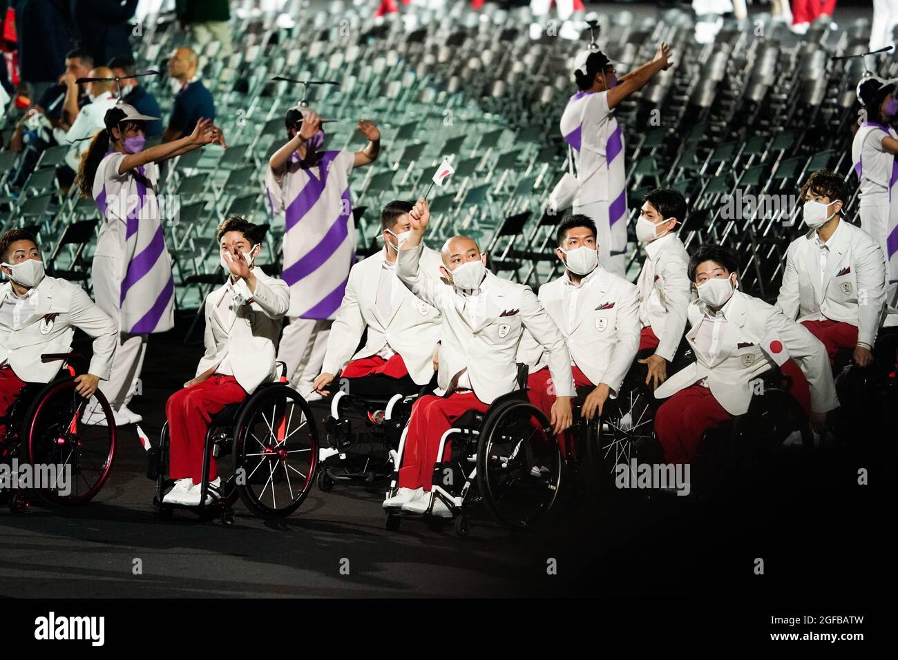 Japan team group, AUGUST 24, 2021 : Tokyo 2020 Paralympic Games Opening ...