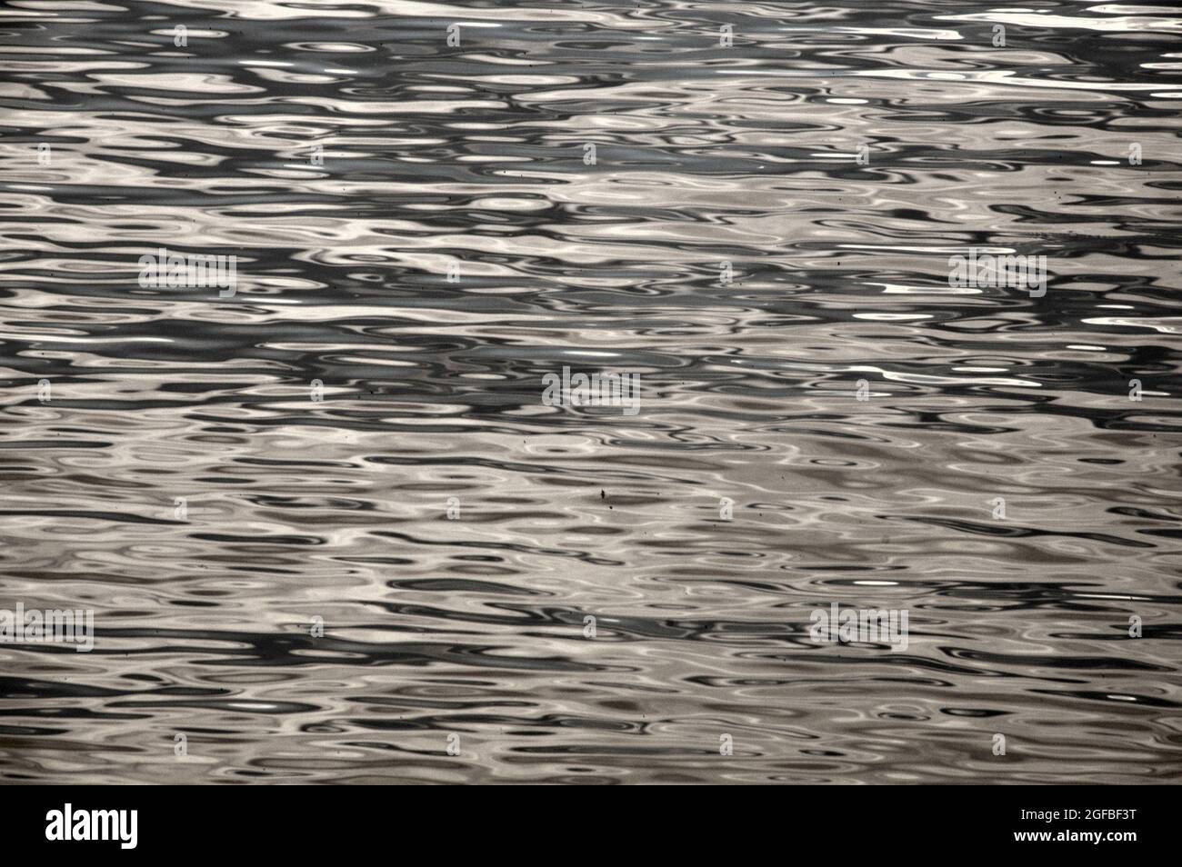 Texture of ripples on the water of Lake Walen Stock Photo - Alamy