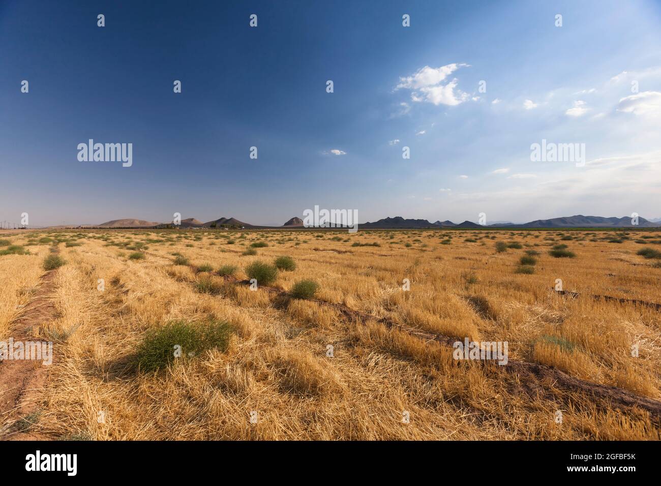 Mountains and fields of highland, northern suburb of Isfahan(Esfahan ...