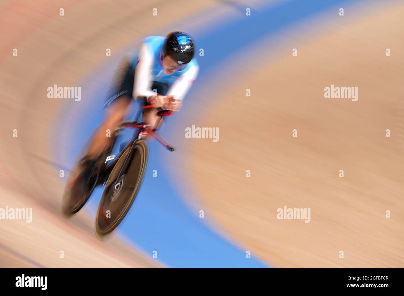 Canada’s Keely Shaw in action in the Women's C4 3000m Individual ...