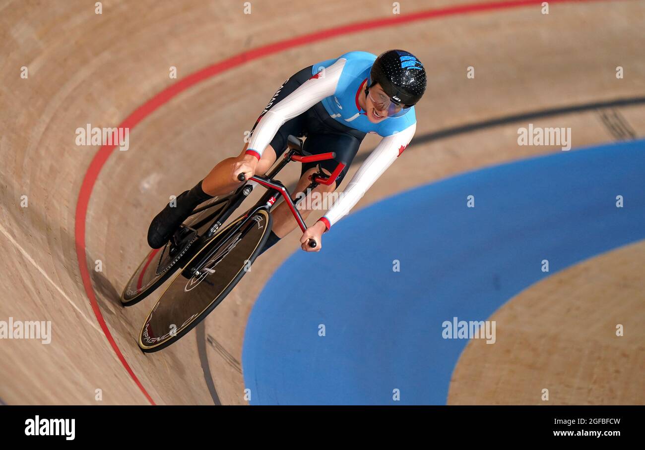 Canada’s Keely Shaw in action in the Women's C4 3000m Individual ...